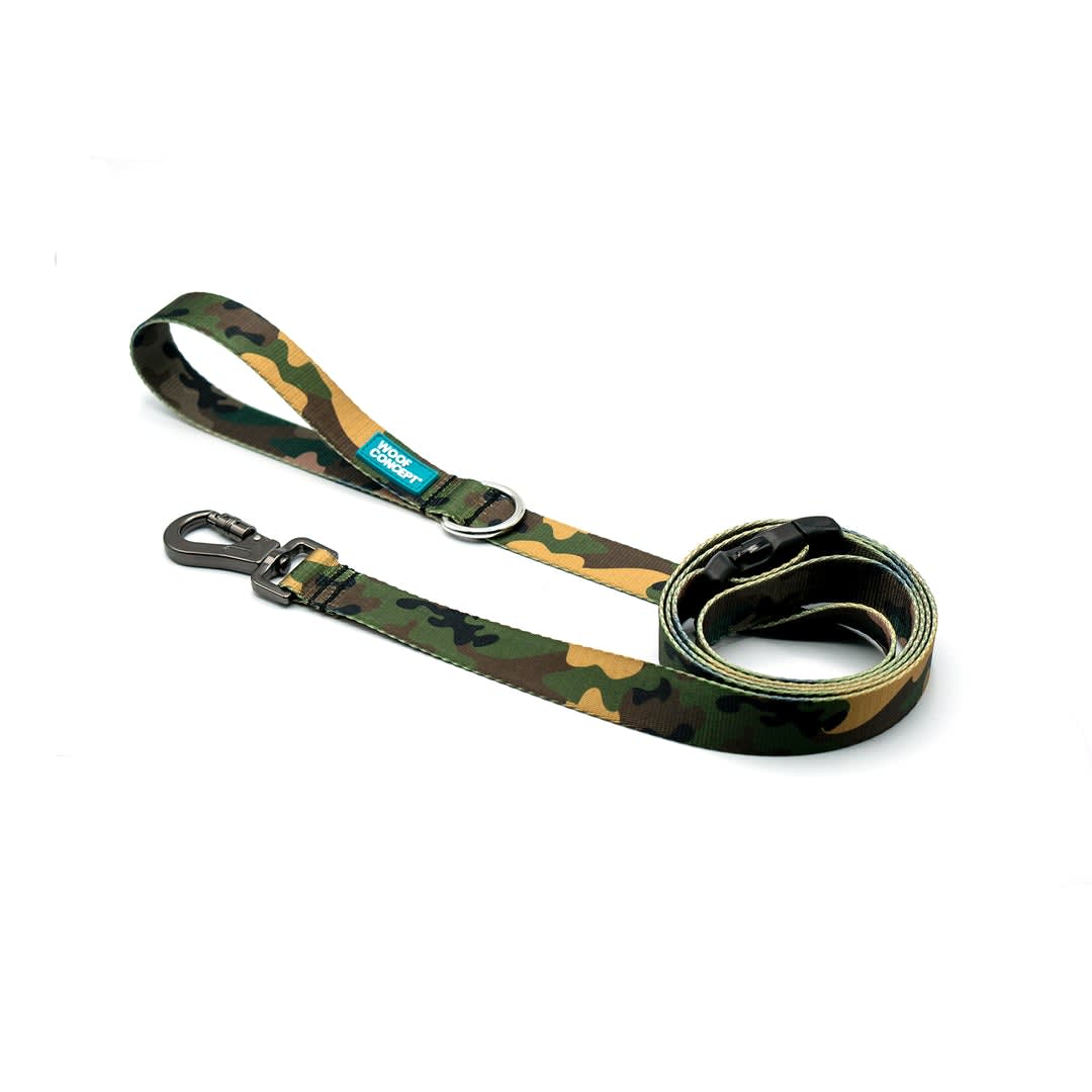 Woof Concept Ikonic Leash Woodland » Dogfather and Co. | Dog Grooming ...