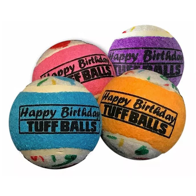 Petsport Happy Birthday Tuff Ball » Dogfather and Co. | Dog Grooming ...