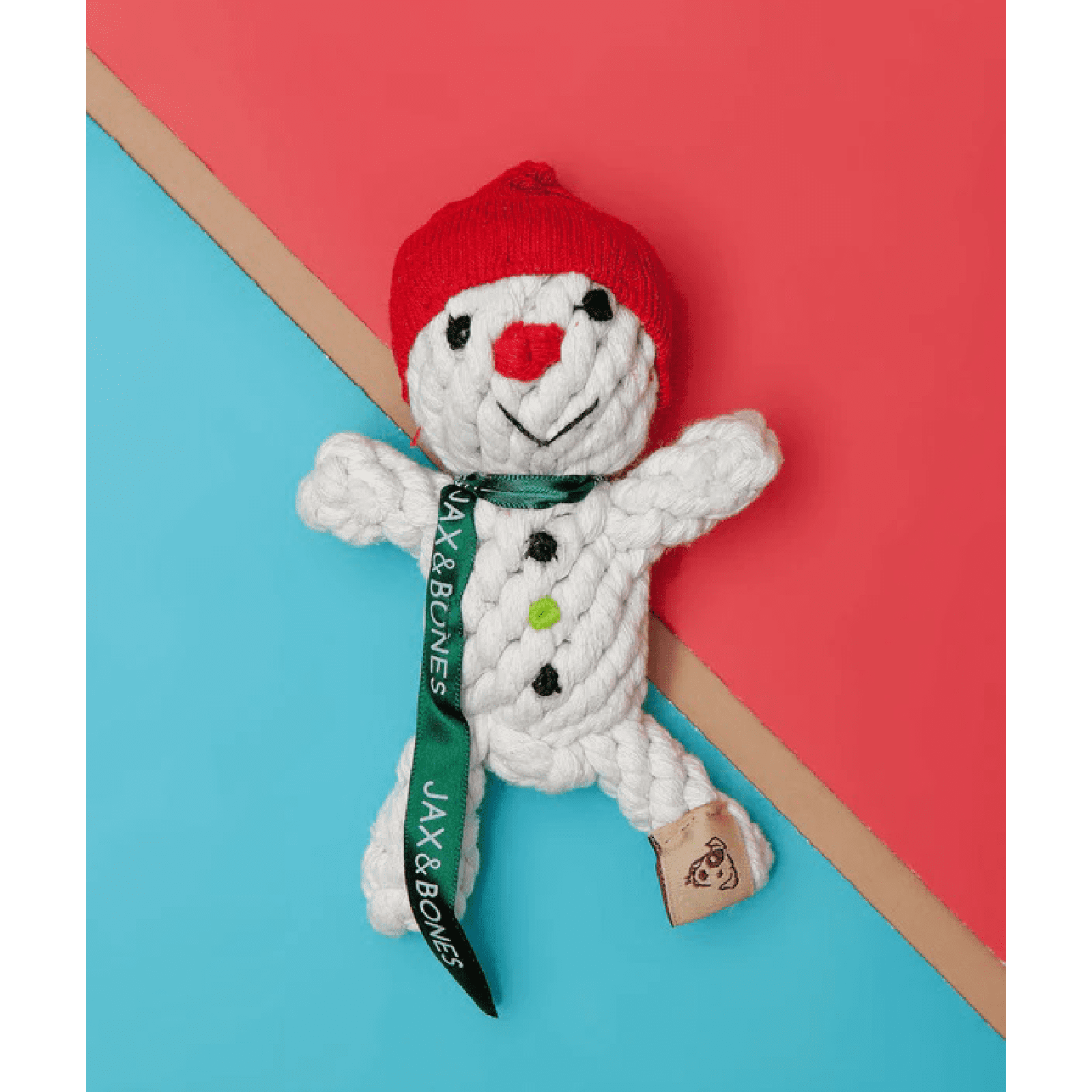 Jax & Bones Xmas Rope Toy Snowman Jumbo » Dogfather and Co. | Dog ...