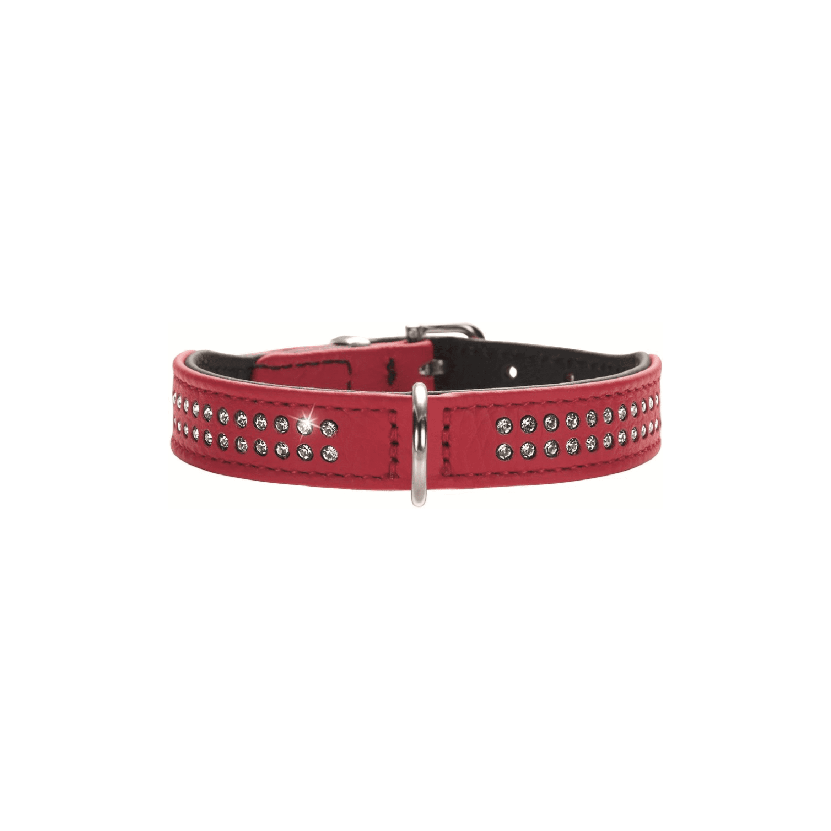 Hunter Collar Diamond Petit Red/Black » Dogfather and Co. | Dog ...