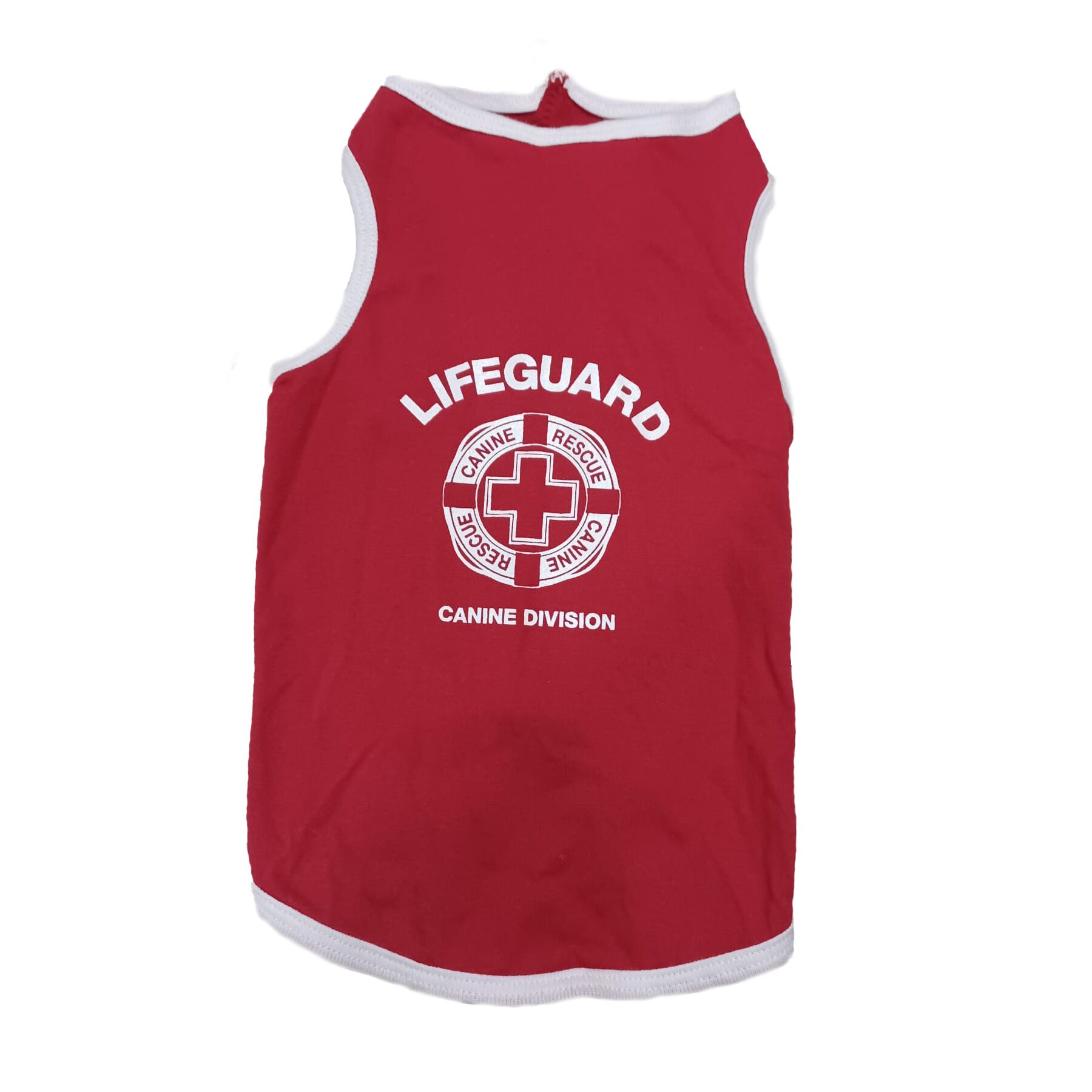 Yellow Hydrant Tank Lifeguard Red » Dogfather and Co. | Dog Grooming ...